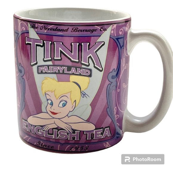 Disney | Kitchen | Disney Tinker Bell Coffee Mug Cup Tink Fairyland ...